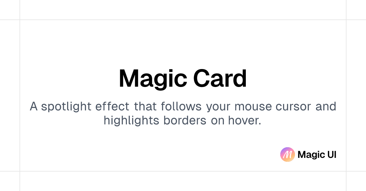 Magic Card | Magic UI