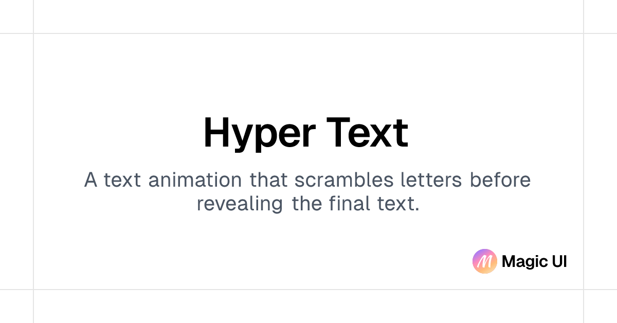 Hyper Text | React Components & Templates