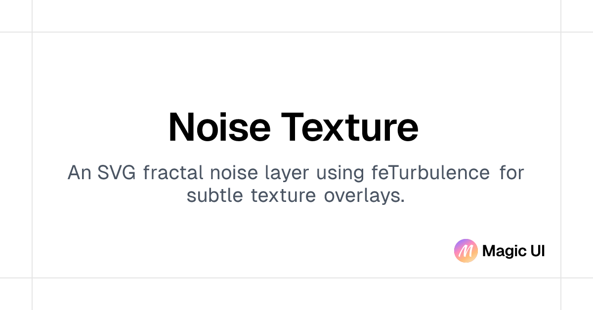 Noise Texture | React Components & Templates