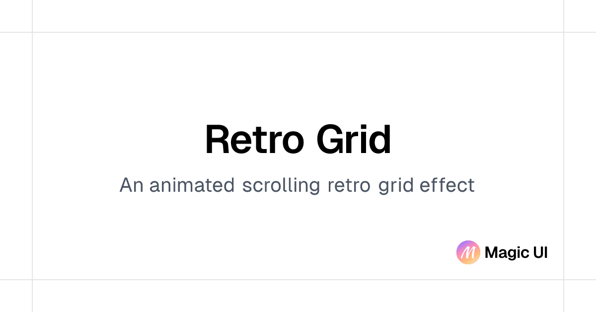 Retro Grid | Magic UI