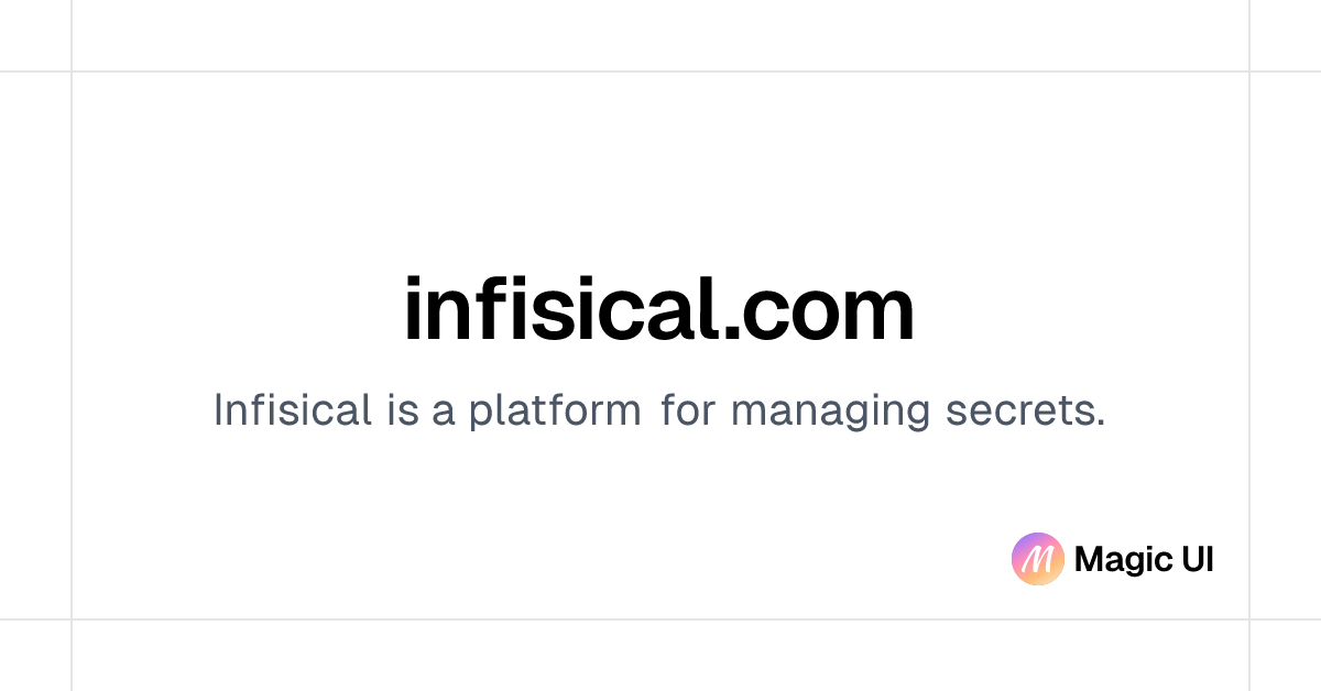 infisical.com