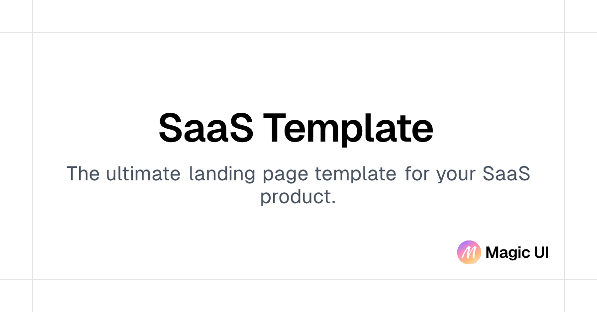 SaaS Template | React Components & Templates